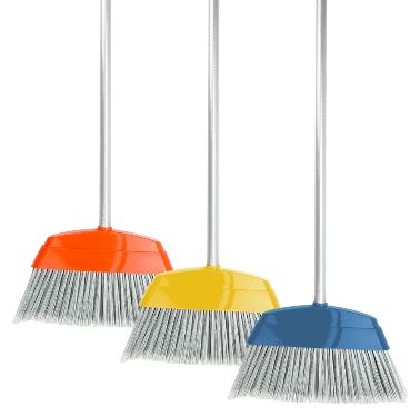24 Bulk Bh Angle Broom W Handle Asst Colors - at - bluestarempire.com