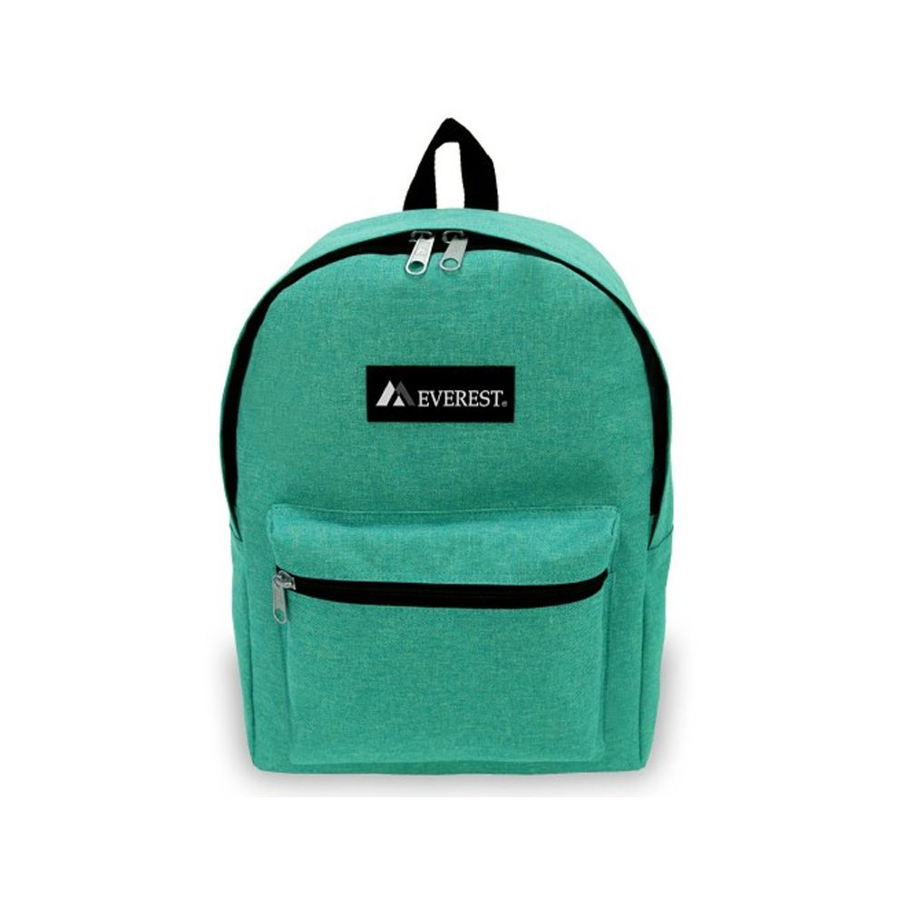 20 Bulk Denim Backpack 15 inch Ocean Green - at - bluestarempire.com