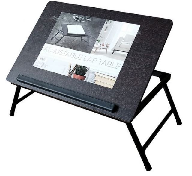 8 Bulk Adjustable Computer Table Walnut - at - bluestarempire.com