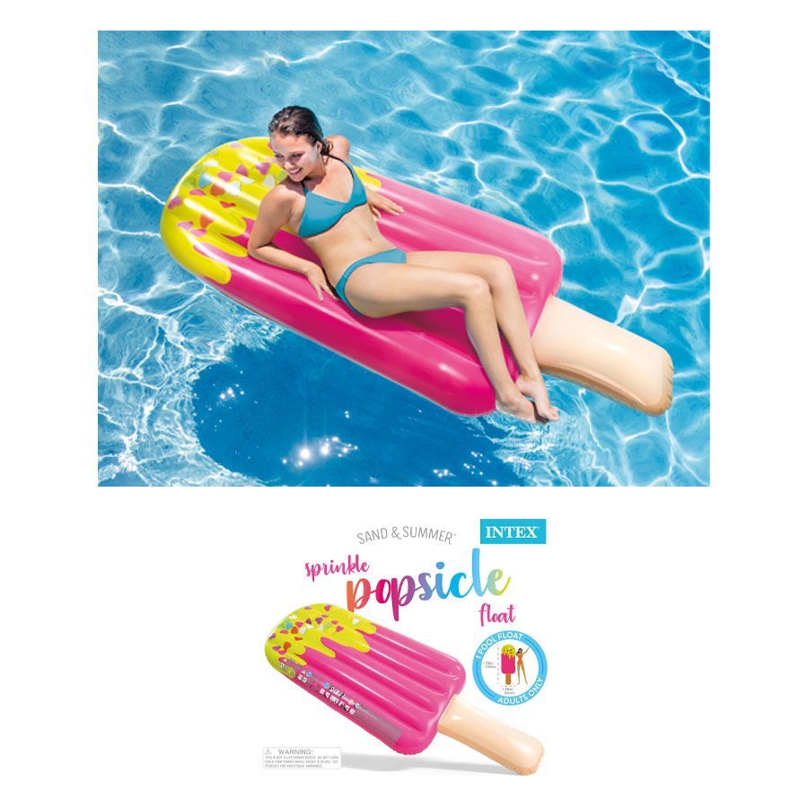 6 Bulk Intex 72 inch Sprinkle Popsicle Float (58766ep) - at - bluestarempire.com
