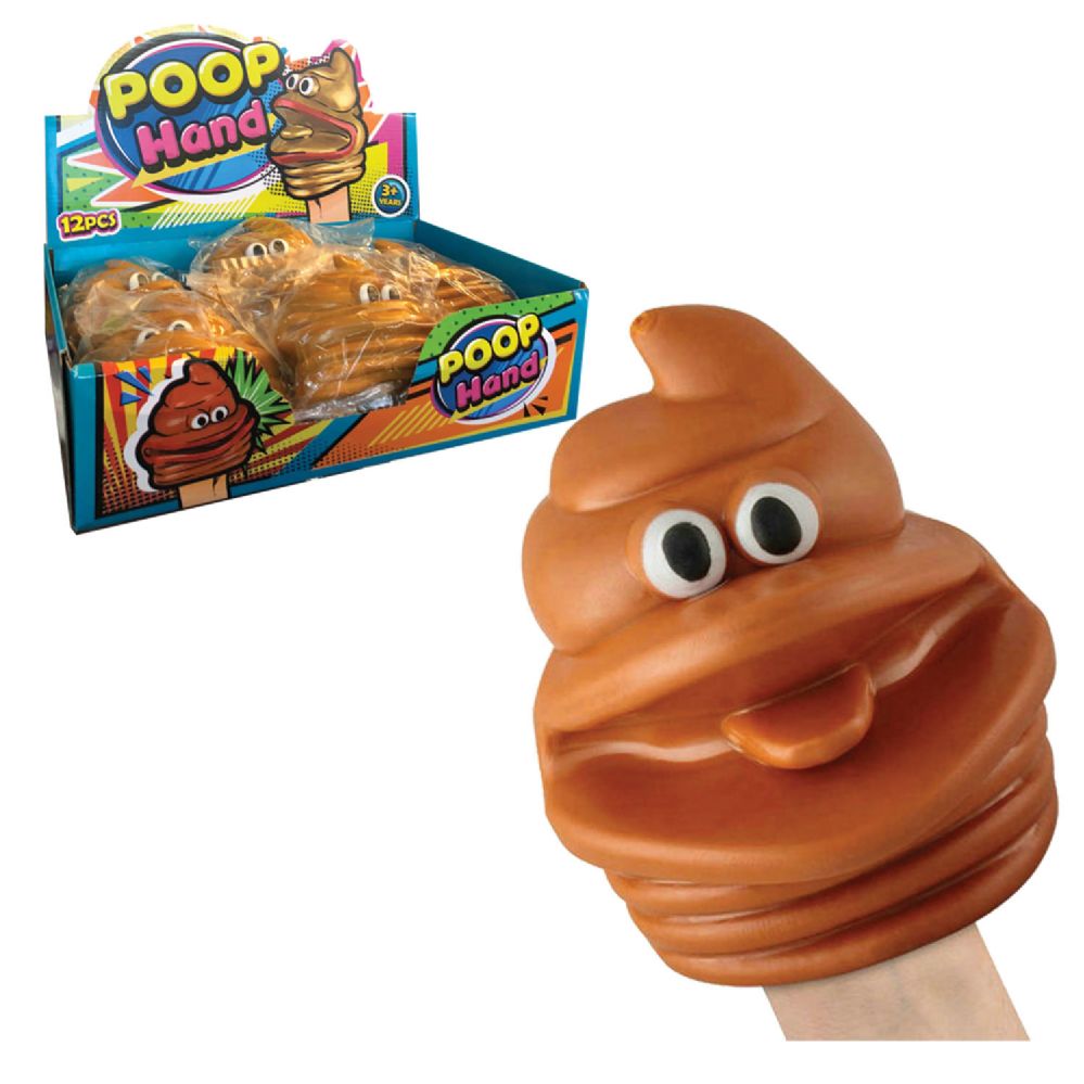 12 Bulk Poop Hand Puppet - at - bluestarempire.com