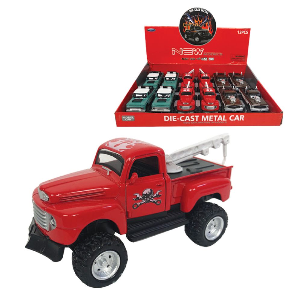 12 Bulk 5 inch Big Wheel Pick Up Truck W/light & Sound - at ...