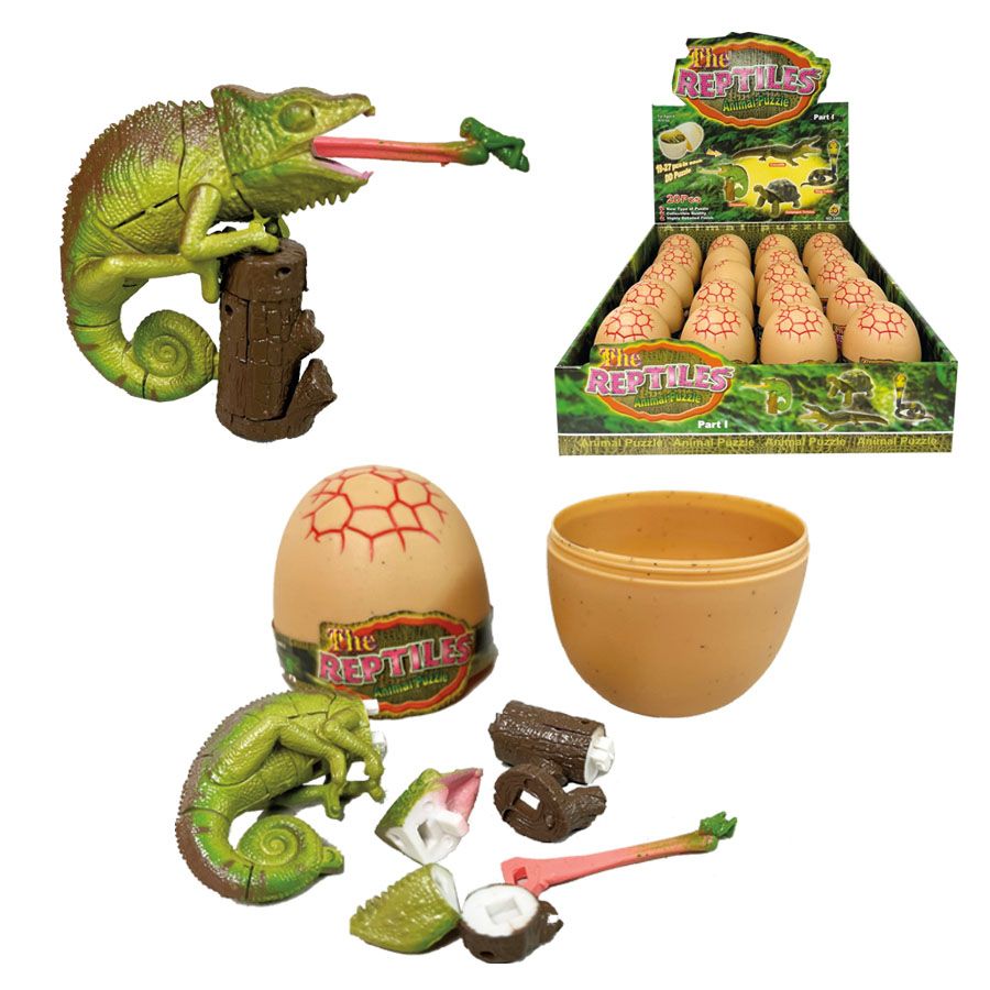 20 Bulk 3d Reptile Puzzle Egg - at - bluestarempire.com
