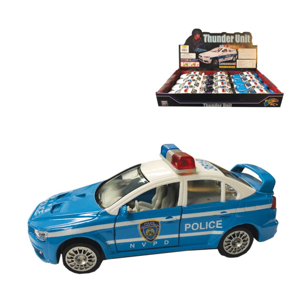 12 Bulk 5 inch Thunder Unit Police Car W/light And Sound - at ...