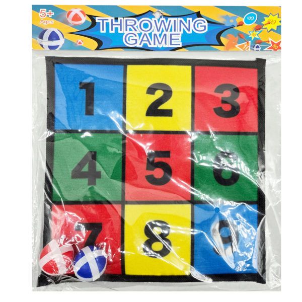 24 Bulk Throwing Square Board Game With 2 Sticky Balls - at ...