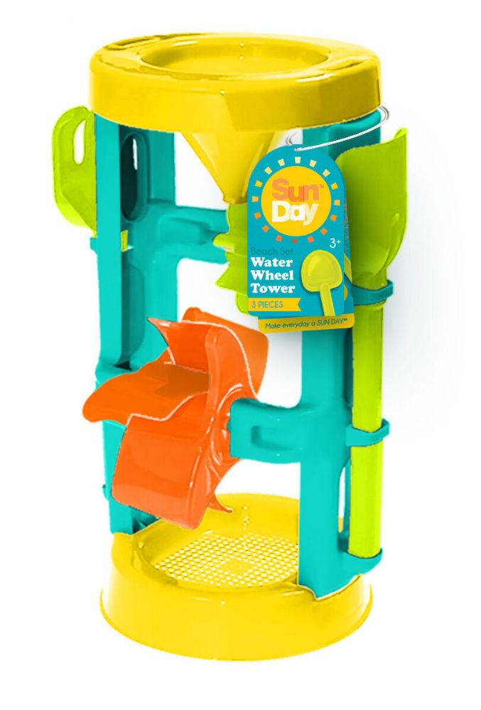 8 Bulk Large Waterwheel With Beach Toys - at - bluestarempire.com