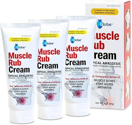 144 Bulk Globe Muscle Rub Cream 3 oz - at - bluestarempire.com