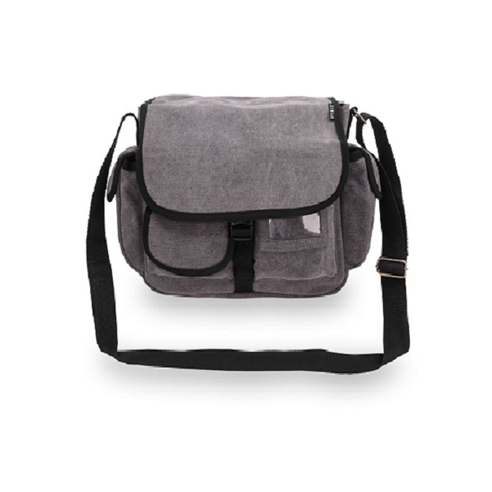 20 Bulk Canvas Messanger BaG- Standard In Charcoal - at ...