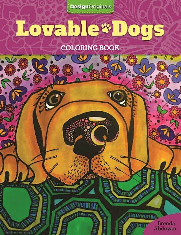 12 Bulk Lovable Dogs Coloring Book - at - bluestarempire.com