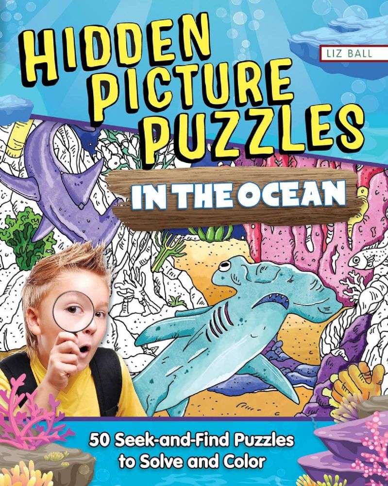 12 Bulk Hidden Picture Puzzles - In The Ocean - Seek & Find Puzzles ...