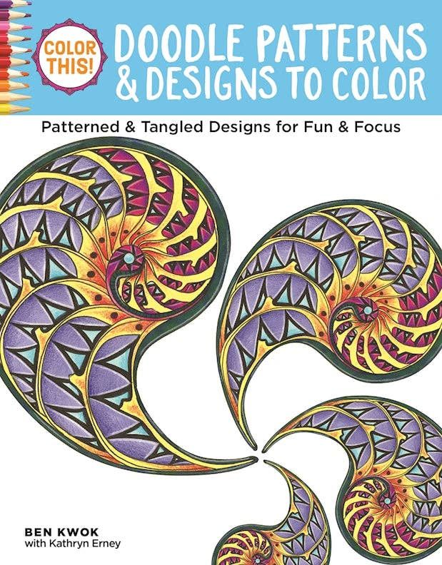 12 Bulk Color This! Doodle Patterns& Designs To ColoR-Adult Coloring ...
