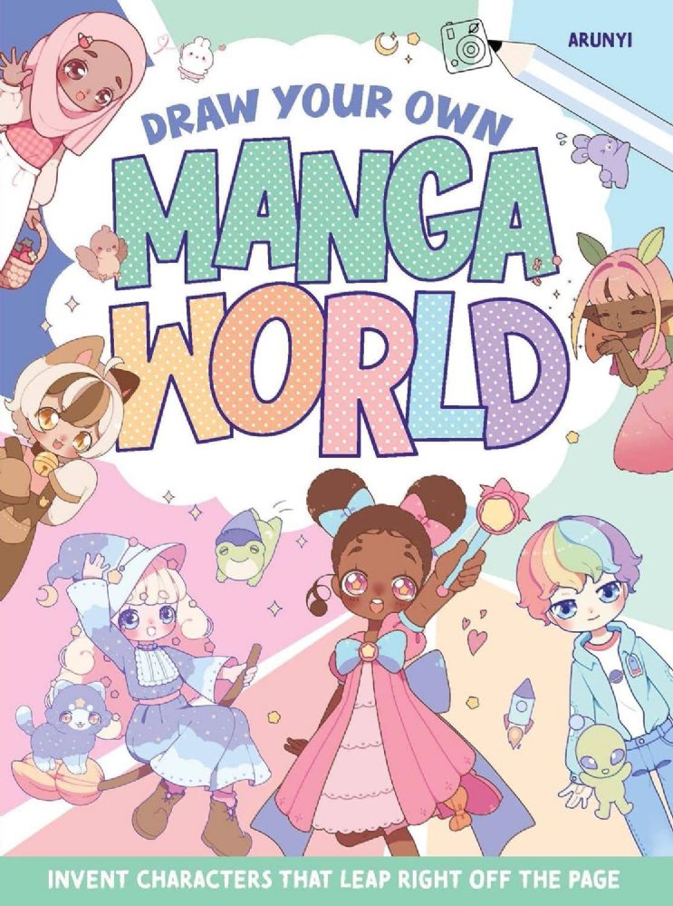 12 Bulk Draw Your Own Manga World - Invent Different Characters - at ...