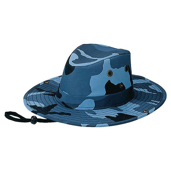 24 Bulk Youth Camouflage Twill Hunting Hat BLUE.CAMO - at ...