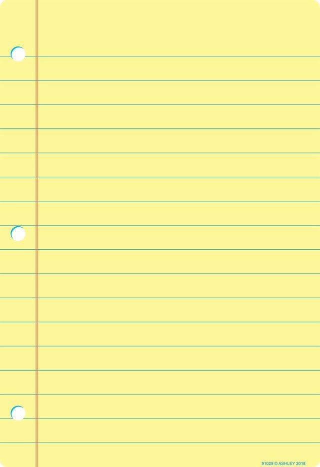 24 Bulk Smart Poly Chart 13"x19", Light Yellow Notebook Paper - at - bluestarempire.com