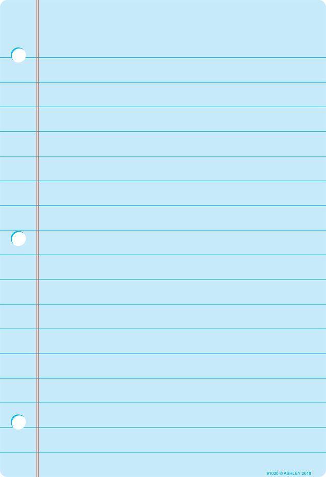 24 Bulk Smart Poly Chart 13"x19", Light Blue Notebook Paper - at ...