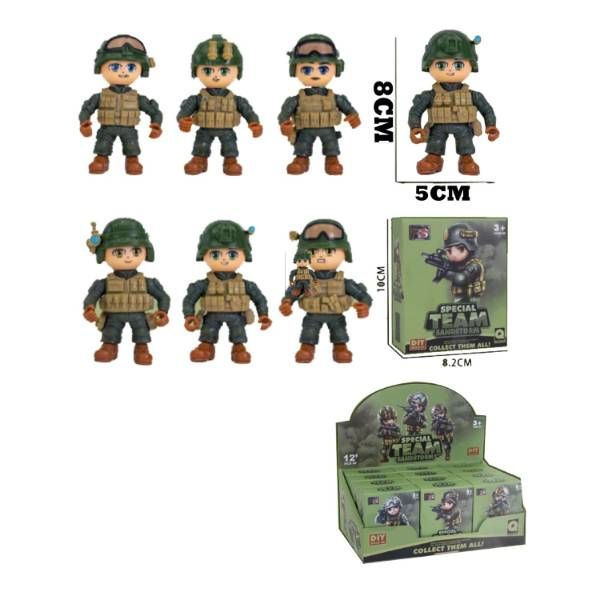 24 Bulk Special Forces Soldier Blocks - at - bluestarempire.com