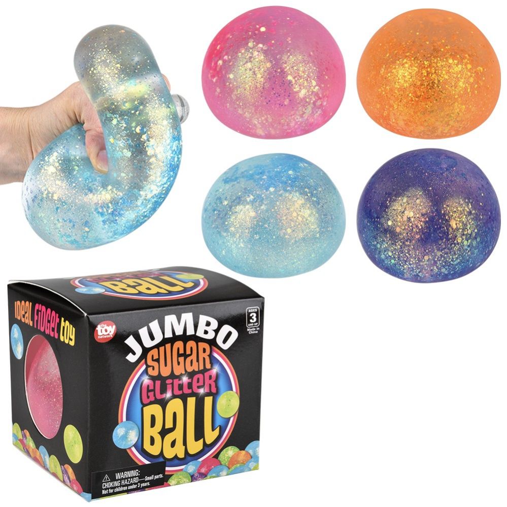 12 Bulk (t) Jumbo Squeezy Sugar Ball 4inch - at - bluestarempire.com