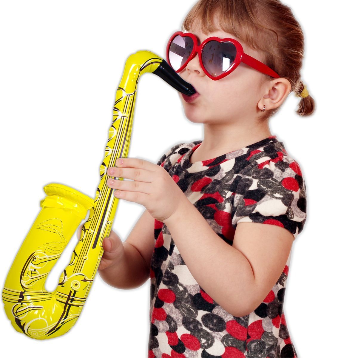 84 Bulk Inflatable 24 Inch Saxophones - at - bluestarempire.com