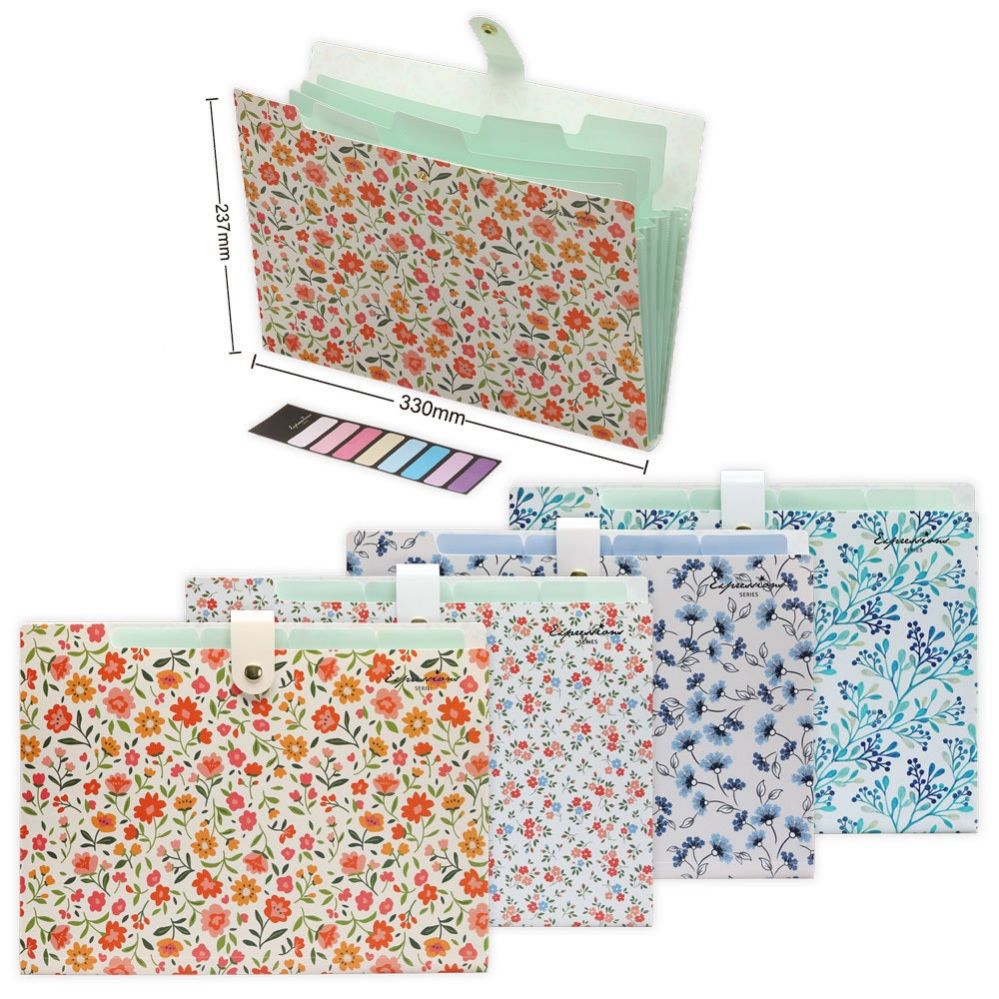 24 Bulk 7-Pocket Expanding File 237*330*25mm - at - bluestarempire.com