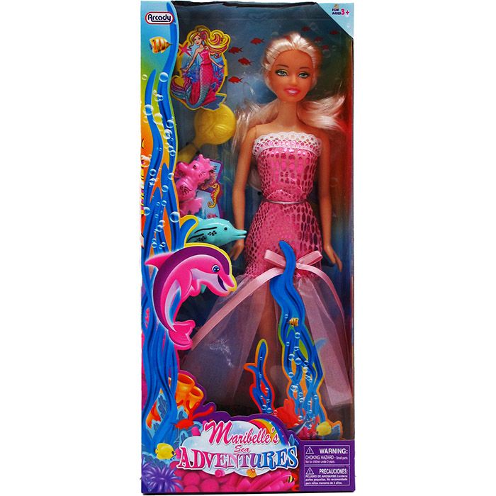 12 Bulk 11.5-inch Maribelle Mermaid Doll In Window Box - at ...