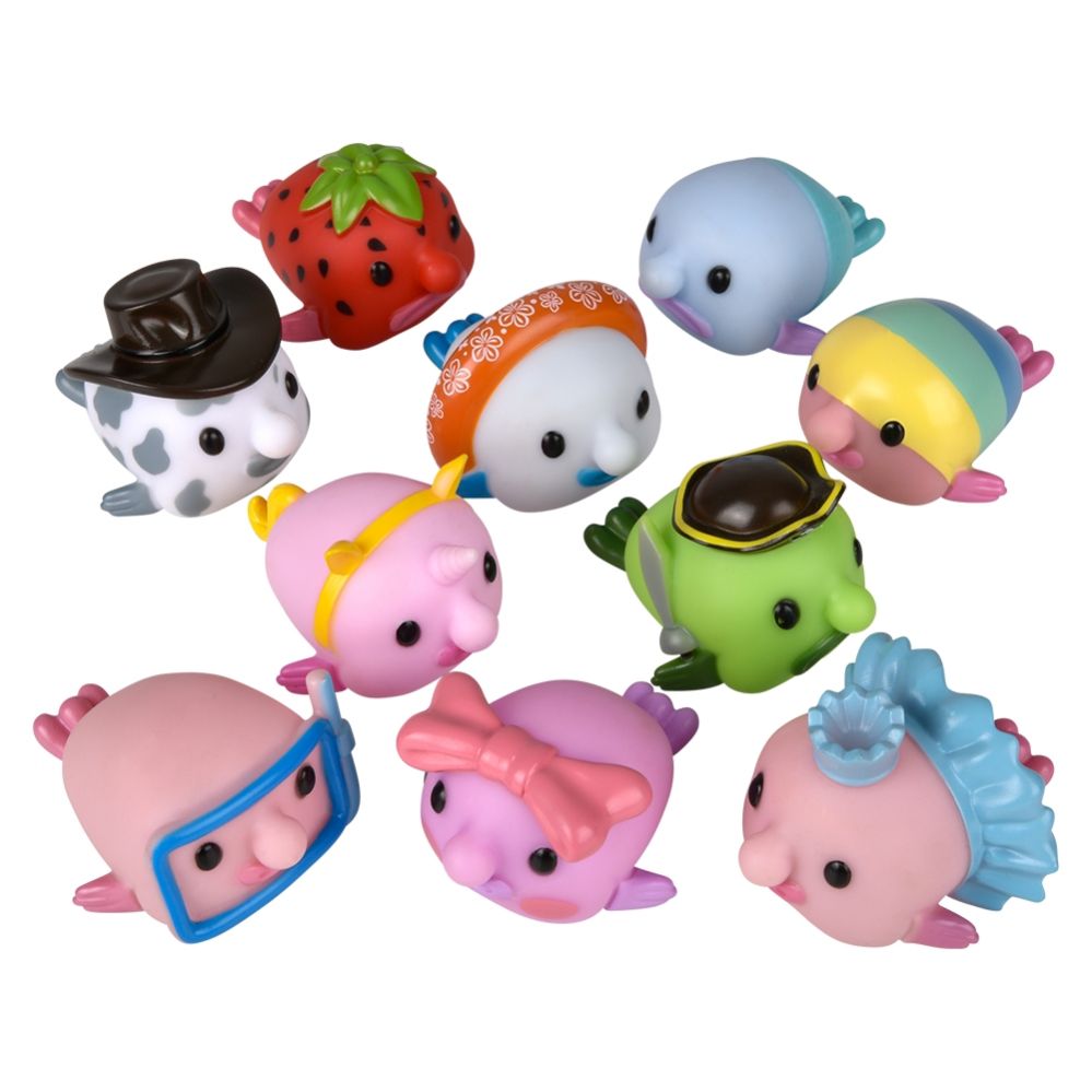 500 Bulk 2-inch Rubber Blobfish Character Assortment - at ...