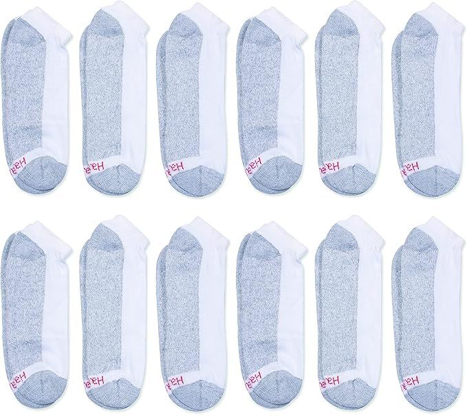 360 Bulk Hanes Mens White Low Cut Ankle Socks Size 10-13 Shoe Size 6-12 ...