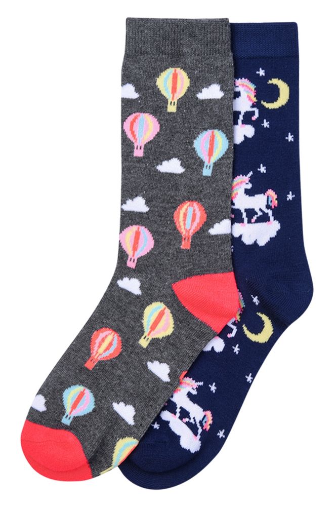 120 Bulk Girls Printed Crew Socks Size 6-8 - at - bluestarempire.com